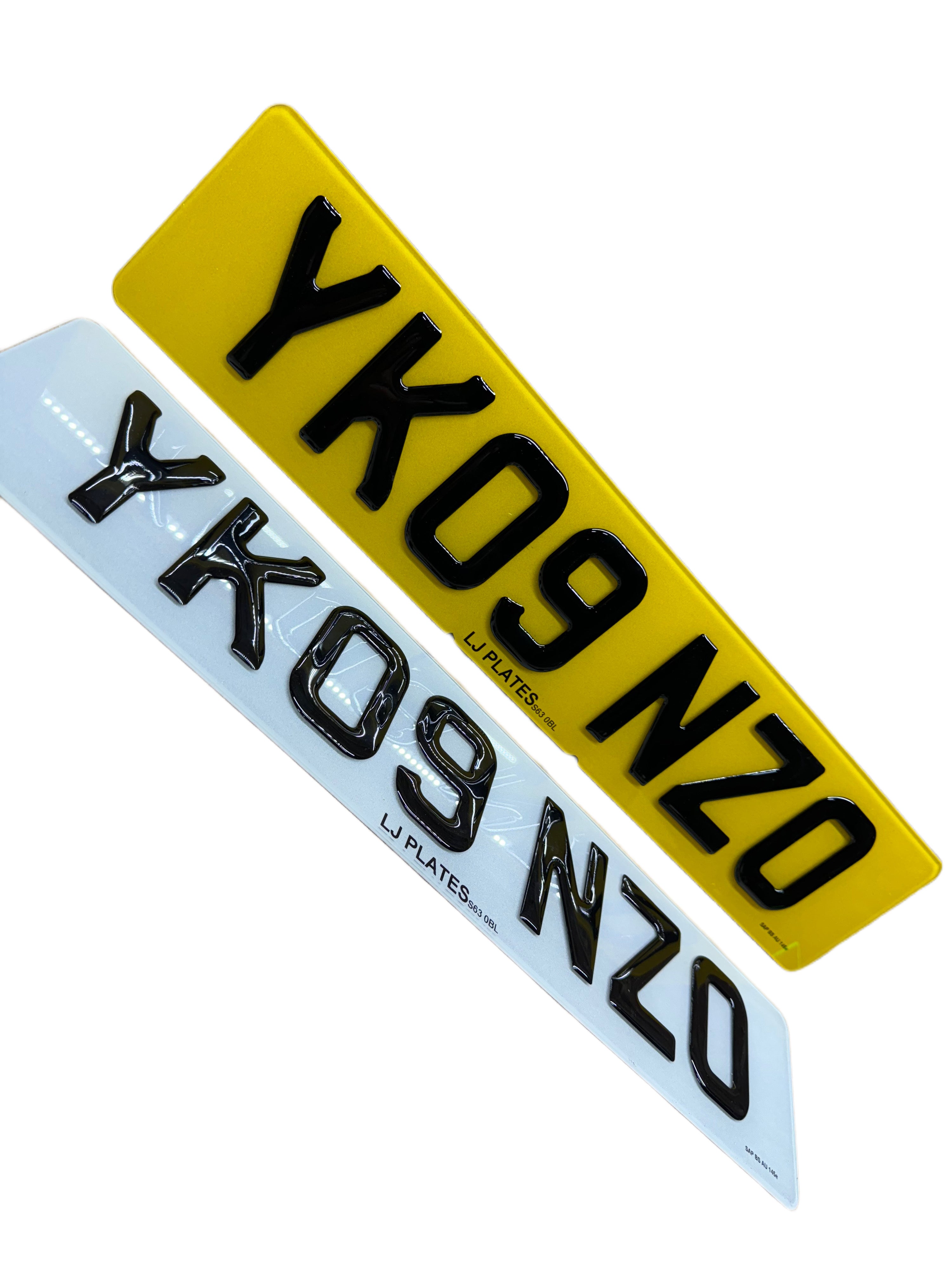 3D Gel High Gloss Number Plates – LJ PLATES